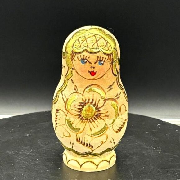 Russian Nesting Doll | Accents | Vintage Russian Wooden Handcrafted ...